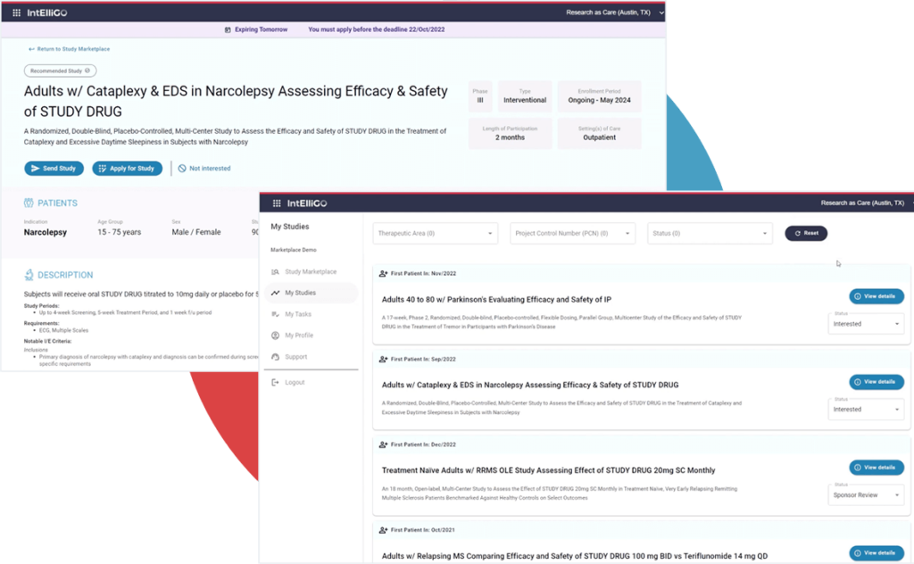 Study Marketplace® for Clinical Trials | Elligo Health Research